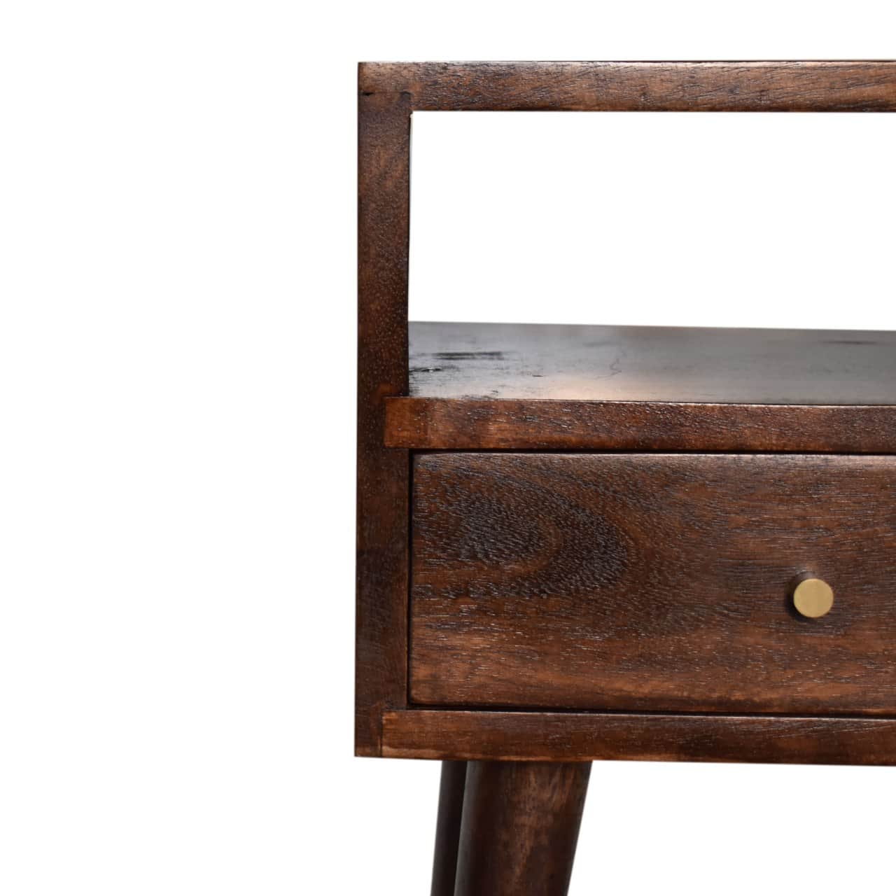 Mini Walnut Bedside - Dukes Home Interiors
