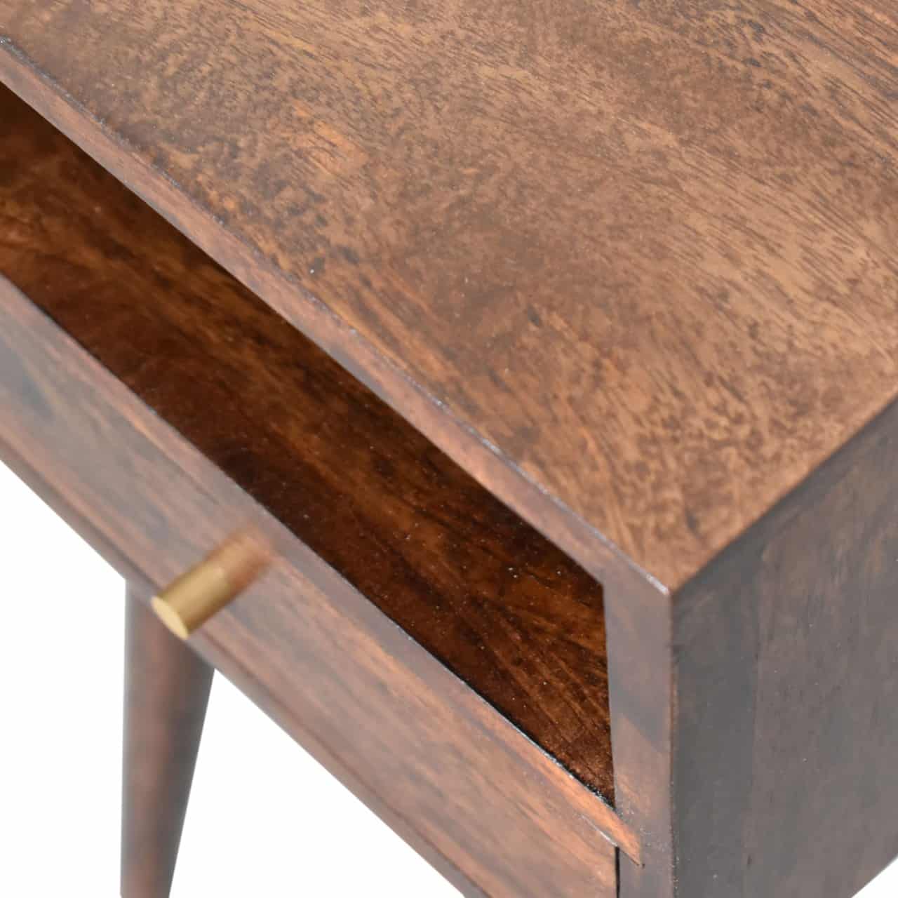 Mini Walnut Bedside - Dukes Home Interiors
